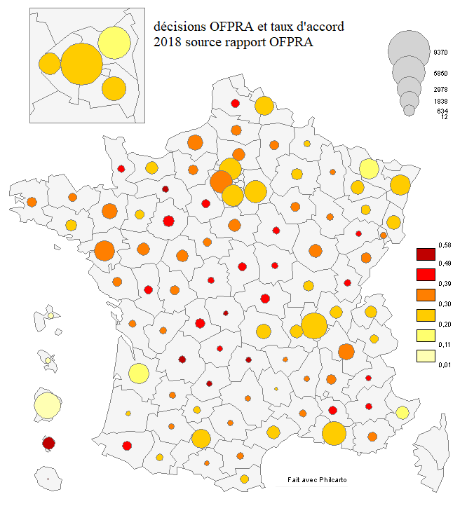 Rapport d'activité OFPRA 2018 : cartographie de la demande d'asile en ...