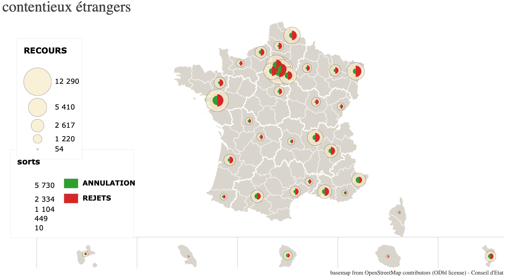Droit des étrangers : cartographie des contentieux en 2019 - La Cimade