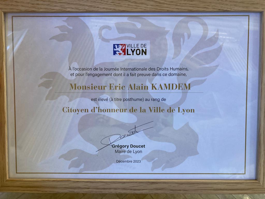 Mali – défenseur des droits : Éric Alain Kamdem, citoyen d’Honneur de ...