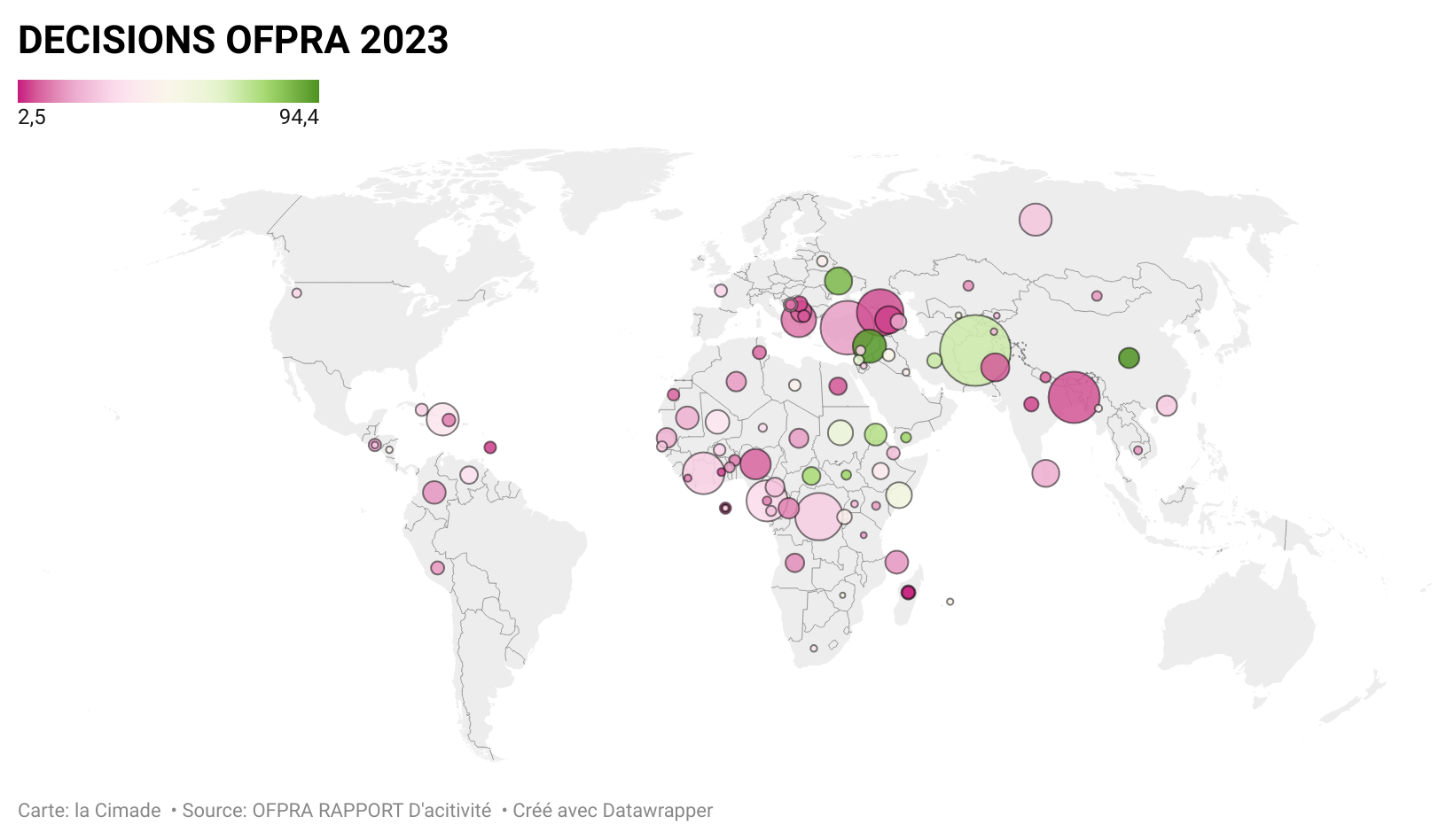 Rapport d'activité de l'OFPRA : cartographie de la demande d'asile en ...