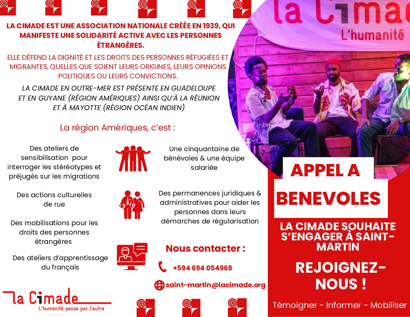 La Cimade souhaite s'engager à Saint-Martin - La Cimade